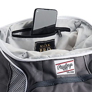 Rawlings | IMPULSE Backpack Equipment Bag | Baseball/Softball | White