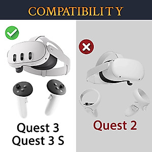 SOULWIT Professional Replacement Wrist Straps (2 Pcs) for Oculus Quest3, Durable & Adjustable Controller Hand Straps for Meta Quest 3S, Easy DIY Installation - White