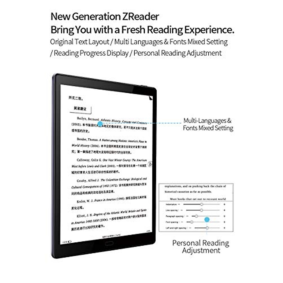 Meebook P10 Pro E-Reader,2022 New 10" E-Ink Tablet Paperwhite Reader with Adjustable Front Light,Cold/Warm Light,Android 11,3GB Ram+64GB,Dual Touch, Support Hand Writing,WiFi OTG