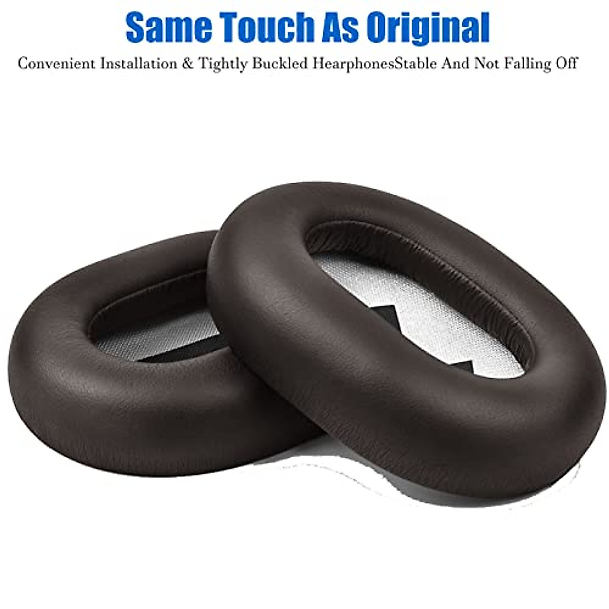 JULONGCR Backbeat Pro 2 Earpads Replacement Voyager 8200 UC Ear Pads Cushions Parts Cover Cups Muffs Compatible with Plantronics Voyager 8200 UC/Backbeat Pro 2 Headphones. (Black)