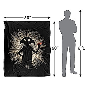 Harry Potter Dobby Snapping Officially Licensed Silky Touch Super Soft Throw Blanket 50" x 60"