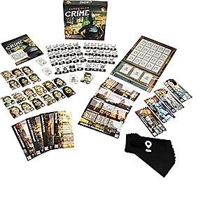 Chronicles of Crime Board Game | Murder Mystery Game | Criminal Investigation Game | Cooperative Game for Kids and Adults | Ages 12+ | 1-4 Players | Avg. Playtime 60-90 Mins | Made by Lucky Duck Games