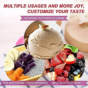 Cartoon Candy Color Ice cream bowl with spoon- ice cream bowls for kids set candy colored cute dessert bowls for summer holiday parties, gifts for children ice cream cups