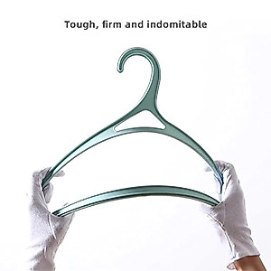 YASEZ 20pcs Plastic Clothes Hanger for Adults Children, No Trace, Non Slip, Stackable Storage Hanger Drying Racks for Wardrobe Balcony (Color : D, Size : 41.7 * 1.5 * 21.2 cm)