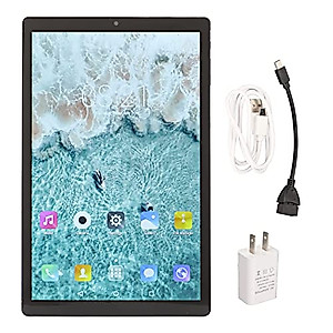 Honio 10.1 Inch HD Tablet, Call Tablet Dual Card Dual Standby 2560x1600 Resolution 100-240V Learning 12 (US Plug)