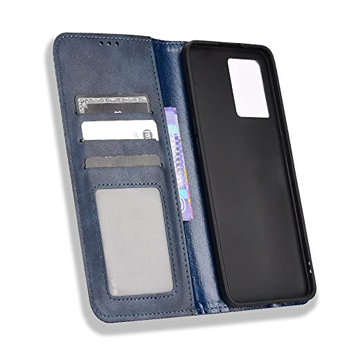 Case for Oppo Reno 7 4G Leather Case,Case for Oppo F21 Pro 4G Case Cover,Case for Oppo Reno7 4G / F21 Pro 4G CPH2363 Case Flip Pu Leather Cover Blue