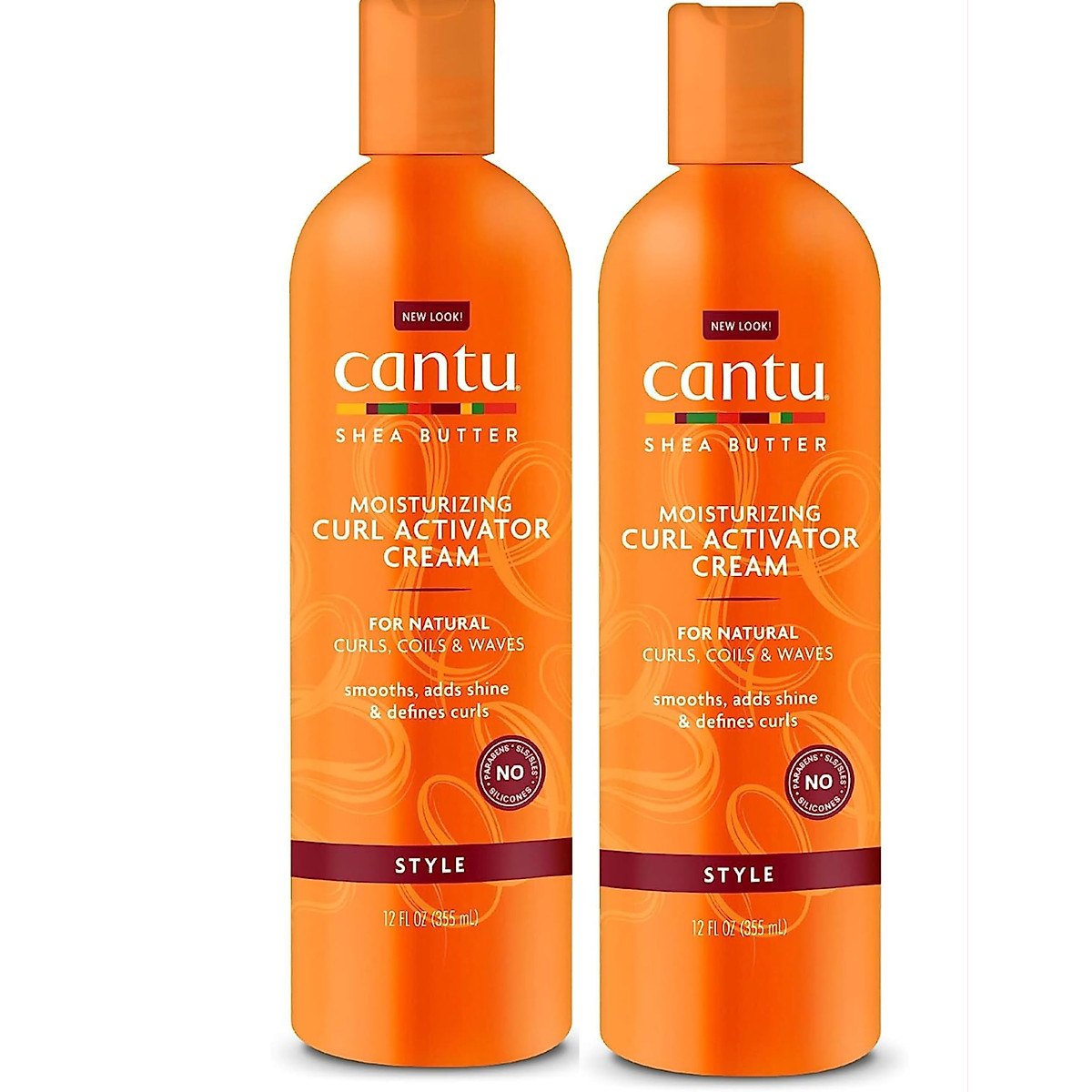 Cantu Shea Butter Moisturizing Curl Activator Cream (2 Pack of 12 Oz.)