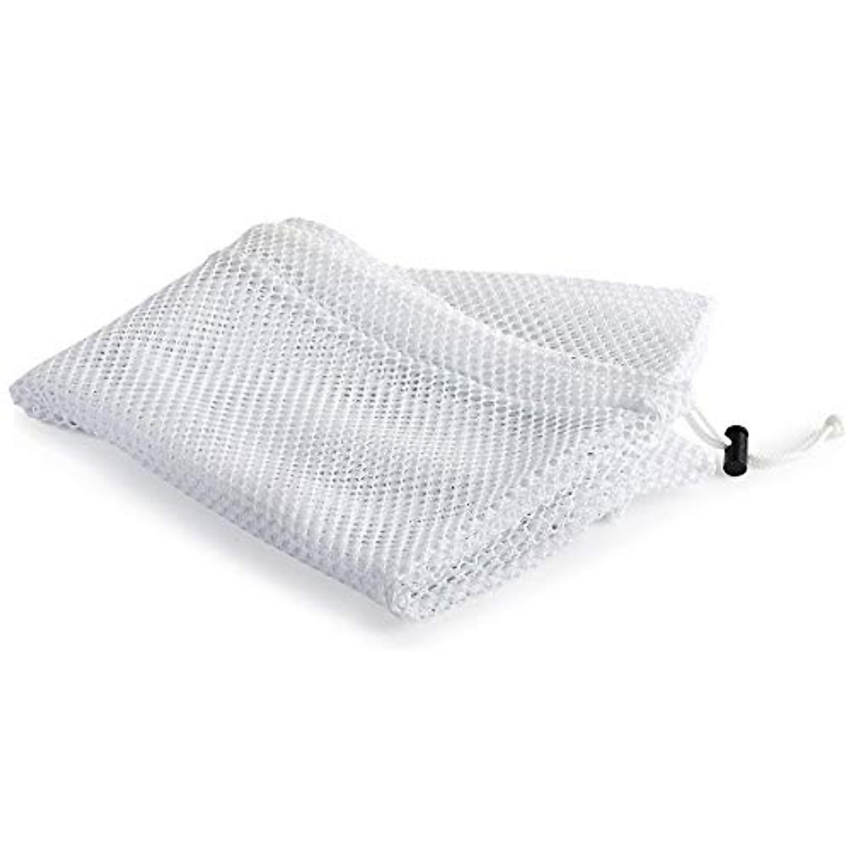 3 Pcs Commercial Mesh Laundry Bag - 20" x 28" - Sturdy white Mesh Material With Drawstring Closure. Ideal Machine Washable Mesh Laundry Bag For Factories, College, Dorm and Apartment Dwellers