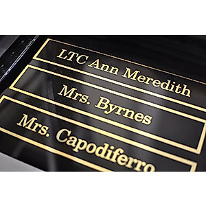 Desk Name Plate with Card Holder | Custom Name Plate | Personalized Desk Plate with Business Card Holder
