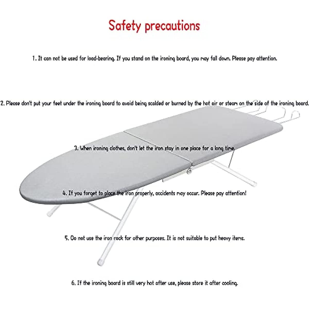 Tabletop Ironing BoardMade Portable Iron Board with Extra Layers Padding, Scorch Resistant Cotton Top, and Foldable Steel Legs with Safety Lock to Easily Store Away