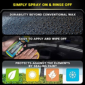 Meguiar's Hybrid Ceramic Liquid Wax, Meguiar's Hybrid Ceramic Wax with Advanced SiO2 Hybrid Technology - 16 Oz Bottle