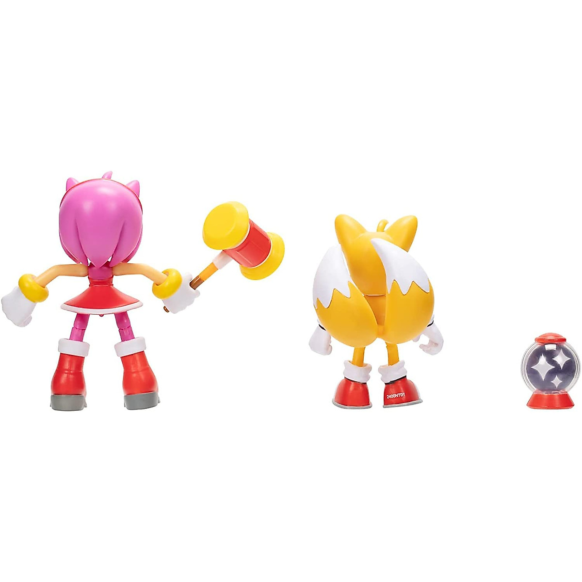 Sonic the Hedgehog Sonic 4" Action Figure 2 Pack - Modern Tails & Modern Amy