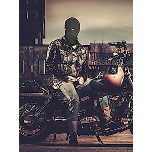 Syhood 6 Pcs Balaclava Mask Ice Silk UV Protection Mask Full-face Cover Outdoor Sports Ski Mask Cycling Hat Windproof Cap Motorcycle for Women and Men