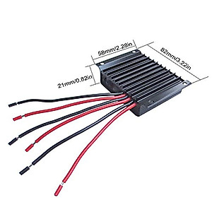 HUINETUL 12V 24V 20A IP68 Waterproof Solar Charge Controller Lithium ion Lifepo4 Lead-Acid Battery Regulator with IR Remote Controller