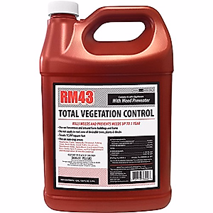 RM43 43-Percent Glyphosate Plus Weed Preventer Total Vegetation Control, 1-Gallon
