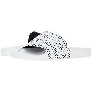 adidas adilette Footwear White/Core Black/Footwear White 7 B (M)