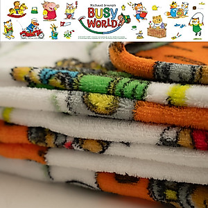 Franco Richard Scarry Kids Bedding Super Soft Cozy Throw, 46 in x 60 in, (Officially Licensed Product)