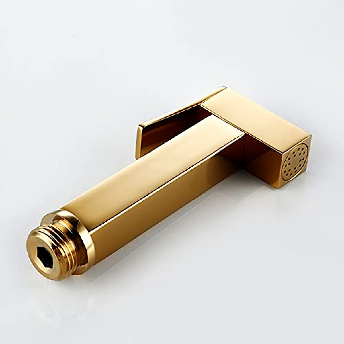 MINJING Bidet Sprayer for Toilet, Baby Cloth Diaper Sprayer, Brass Handheld Bidet Attachment for Personal Hygiene, Pet Shower, Wall Mount Bidet Faucet Gold