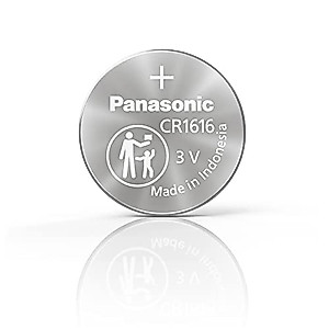 Panasonic CR1616 3.0 Volt Long Lasting Lithium Coin Cell Batteries in Child Resistant, Standards Based Packaging, 1-Battery Pack