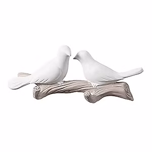 ZYLBDNB Coat Rack Wall Decor Wall Mounted Coat Rack for Coats Hats Keys Towels Clothes Storage Hanger Birds on Tree Branch Hanger Coat Rack Hooks (Color : White, Size : S)