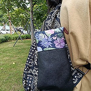 Fineget Reusable Foldable Large Shopping Grocery Tote Bag Portable Waterproof Durable Spare Tote for Women Travelling Camping Beach Picnic Laundry Yoga Duffel Bag Petunias Flowers Pattern