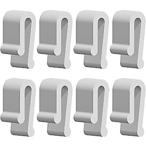 Dutch Oven Lid Protector Clips, Cookware Protector Clips Replacement Bumpers Stacking and Storage Protective Clips for Dutch Oven Pots-Pack of 8/16 (White)