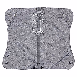 Kisangel Stroller Hand Winter Warmer Gloves Stroller Jogger Plush Warm Gloves Windproof Pram Handlebar Cover Mitten Bunting Bag for Buggy Pushchair Pram