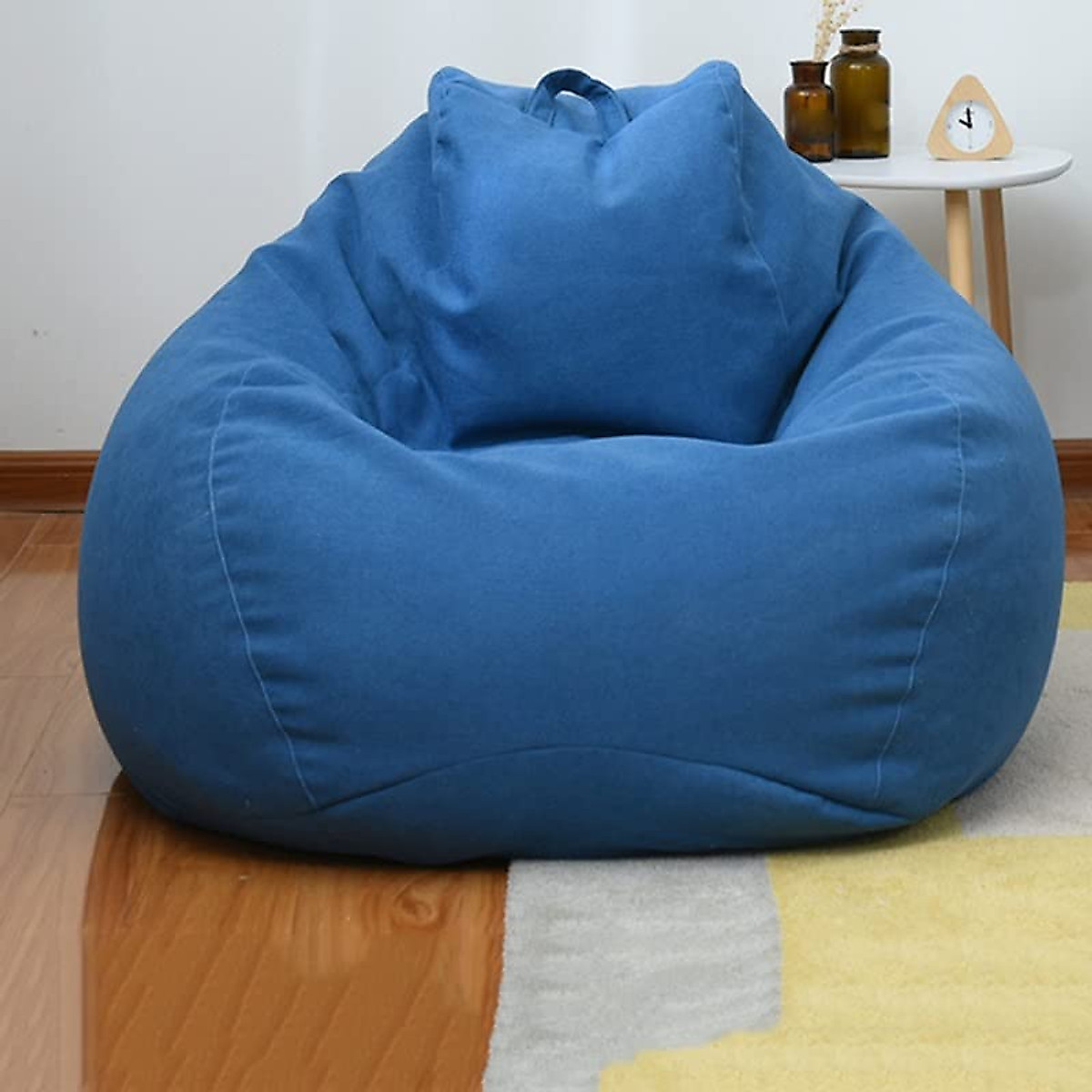 HIGOGO Lazy Sofa Cover Bean Bag Chair Cover Without Filler, BeanBag Cover, Home Furniture Accessories (Color : D, Size : 100 * 120cm)