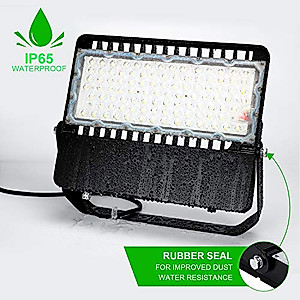LEDMO Professional Grade LED Stadium Lights - High-Intensity Commercial Area Field Lighting for Outdoor Sports Venues, Energy-Efficient and Long-Lasting, 240W 31200LM Dusk to Dawn Photocell 5000K