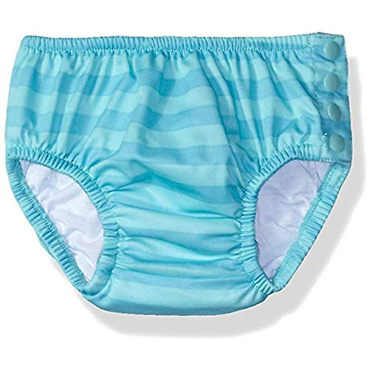 KIKO & MAX Baby Girls' Infant Three-Pack Absorbant Reusable Swim Diaper (Medium)