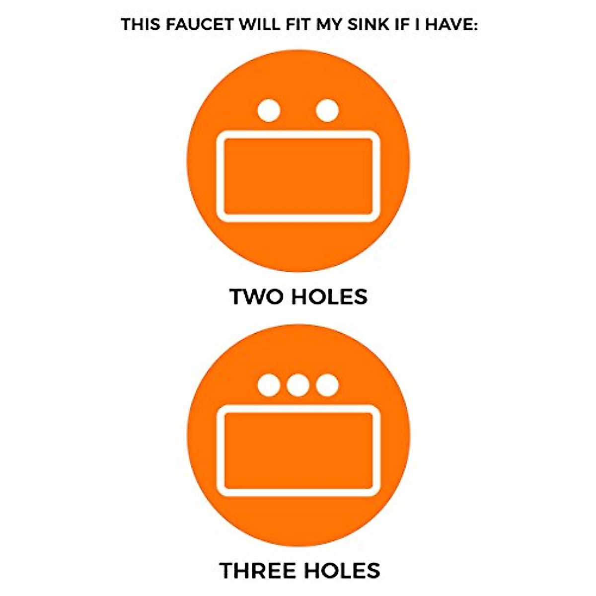 Pacific Bay Lynden Modern High Arc Kitchen Sink Faucet - Metallic Plating Over ABS Plastic - (Polished Chrome)