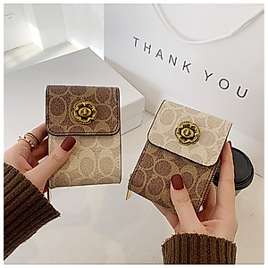 DAISHA 2 in 1- Trifold Wallets Money Clip & Card Holder,PU Leather Minimalist Wallet,Mini Pouch Coin Purse Mini Pouch.