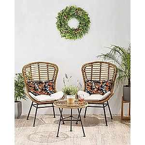 LUSWEET Cotton Throw Pillow Covers Reversible Set of 2, Camo Soft Couch Pillow Covers for Sofa Bedroom Living Room 12 x 20 Inch Decorative Cushion Case Home Decor