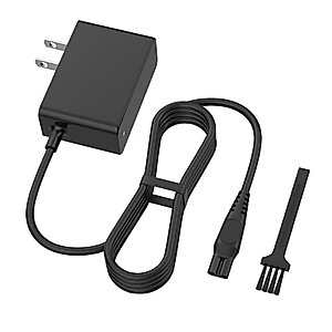 for Philips Norelco Power Charger HQ8505 Cable for Norelco Series 7000, 5000, 3000, 9000, 2000, MG7750, MG7790 Shaver, Beard Trimmer, 15V Electric Razor Charging Cable(Brush, LED Light)