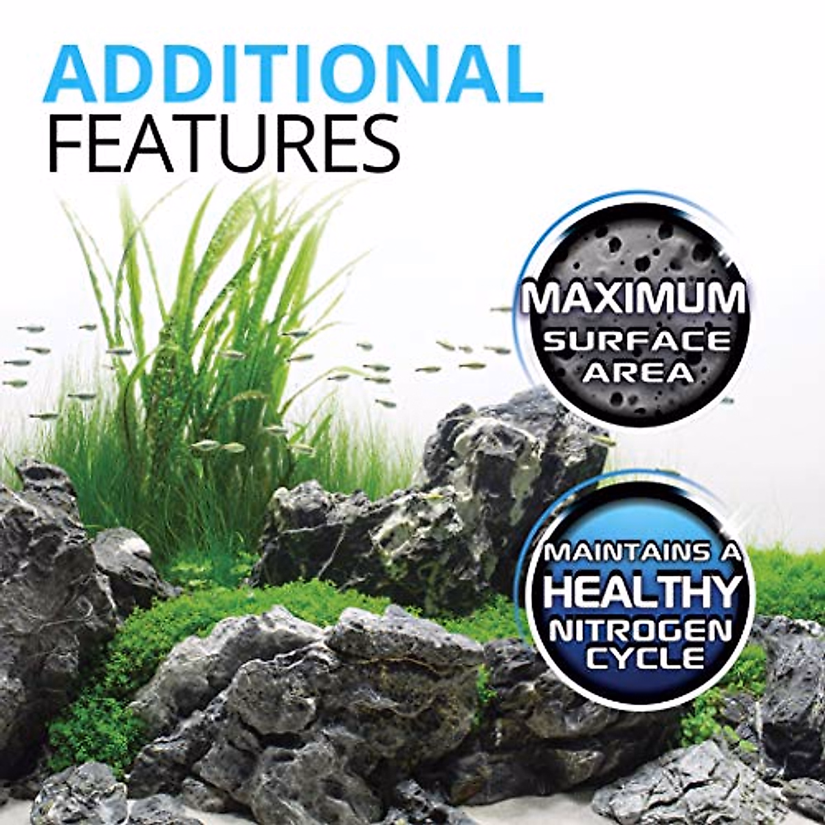 Fluval BioMax Biological Material Remover, 500 g - Biological Filter Media for Aquariums