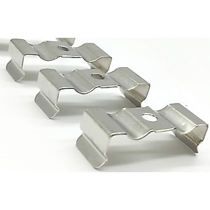 Traovien T8 LED Light Bulbs 20 Clips Holder Bracketr for Lamp Socket Shop Light Fixture, Led Ceiling Lamp(20pcs) (31mm/1.22inch)