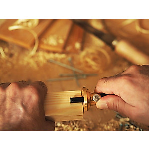 Wheel Marking Gauge Kit - 2 Extra Cutter Wheels, Roll Stop Head, Micro Adjuster, Metric Imperial Ruler, 7'' Brass Marker Tool for Woodwork