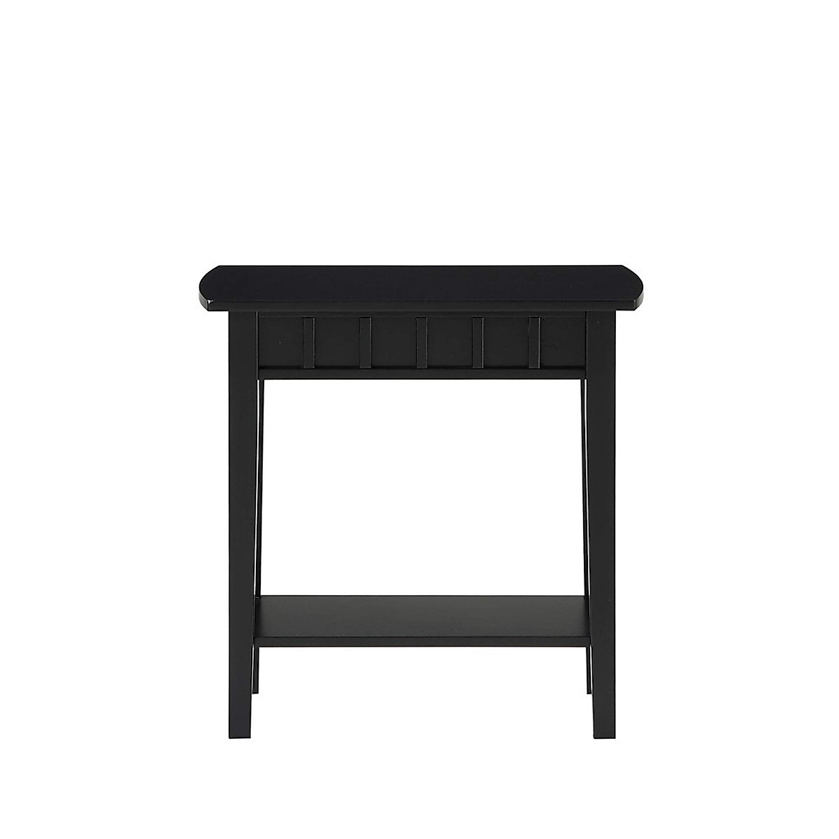 Convenience Concepts Dennis End Table with Shelf, Mahogany