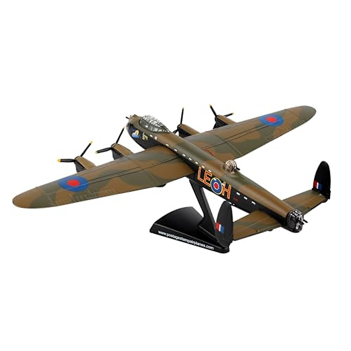 Daron Worldwide Trading Postage Stamp RAF Lancaster 1/150 Just Jane Airplane Model