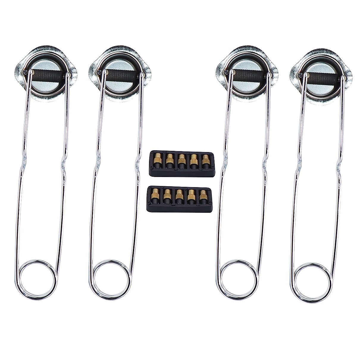 4 pcs Flint Spark Torch Igniter Single Flint Spark Lighter for Propane Torch Striker with 10pcs Flints