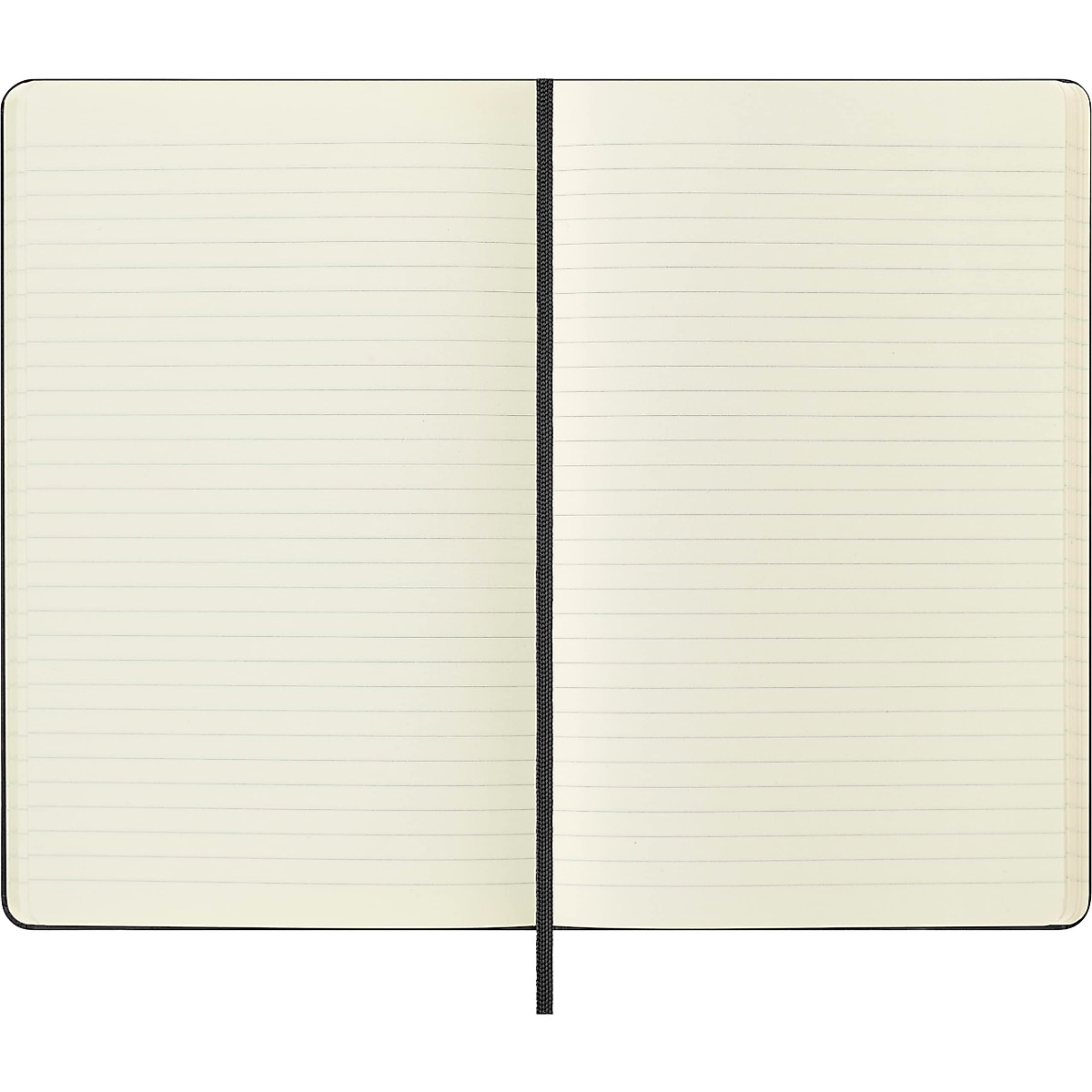 Moleskine Classic Notebook, Hard Cover, Large (5" x 8.25") Ruled/Lined, Black, 240 Pages