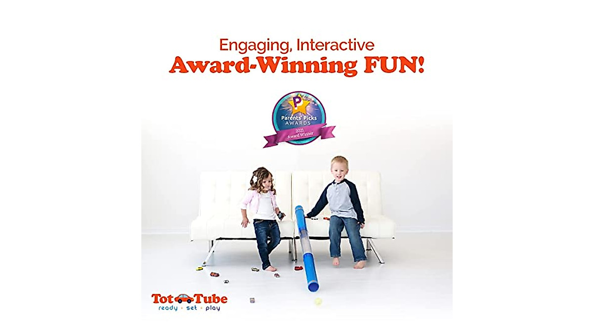 Tot Tube Playset: Race Cars & Balls with Fun STEM Action