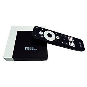 MECOOL KM7 Plus Netflix Google Certified Android 11.0 TV Box Amlogic S905Y4 AV1 Ultra 4K HDR 2GB RAM 16GB ROM Support 2.4G/5.0G WiFi BT 5.0 with Google Assistant