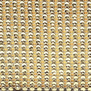 OCCASIONS Bling Wedding Cake Stand (Holds 150 lbs) Cupcake Base, Decorative Centerpiece for Parties (12" Round, Soft Gold)