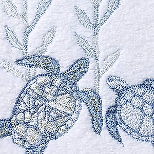 Avanti Linens - Hand Towel, Soft & Absorbent Cotton Towel (Caicos Collection, Optic White)