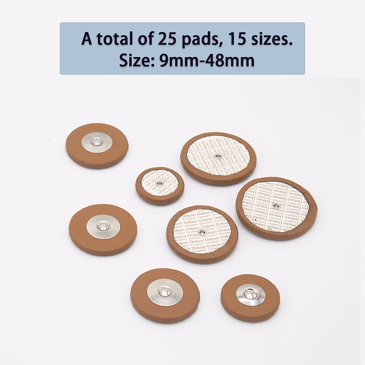 Cheerock Alto Sax Repair Kit Alto Saxophone Repair Parts including Screws Sound Hole Pad Spring Needles Rollers DIY Tools