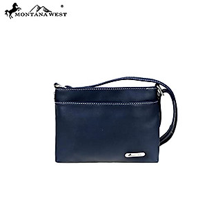 Montana West American Pride Collection Crossbody Organizer Purse USA Stars Stripes Navy