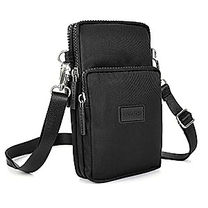 Valleycomfy Small Crossbody Bags Purses for Women, Crossbody Handbags Cell Phone Wallet Travel Purse, Shoulder Bag Black