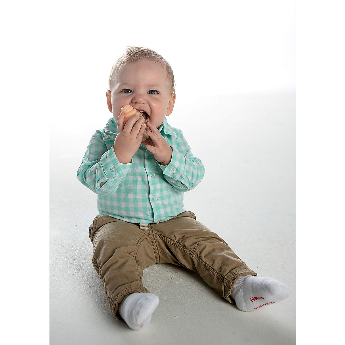 SweeTooth Ice Cream Cone Shaped Baby Teether - Magical Mint