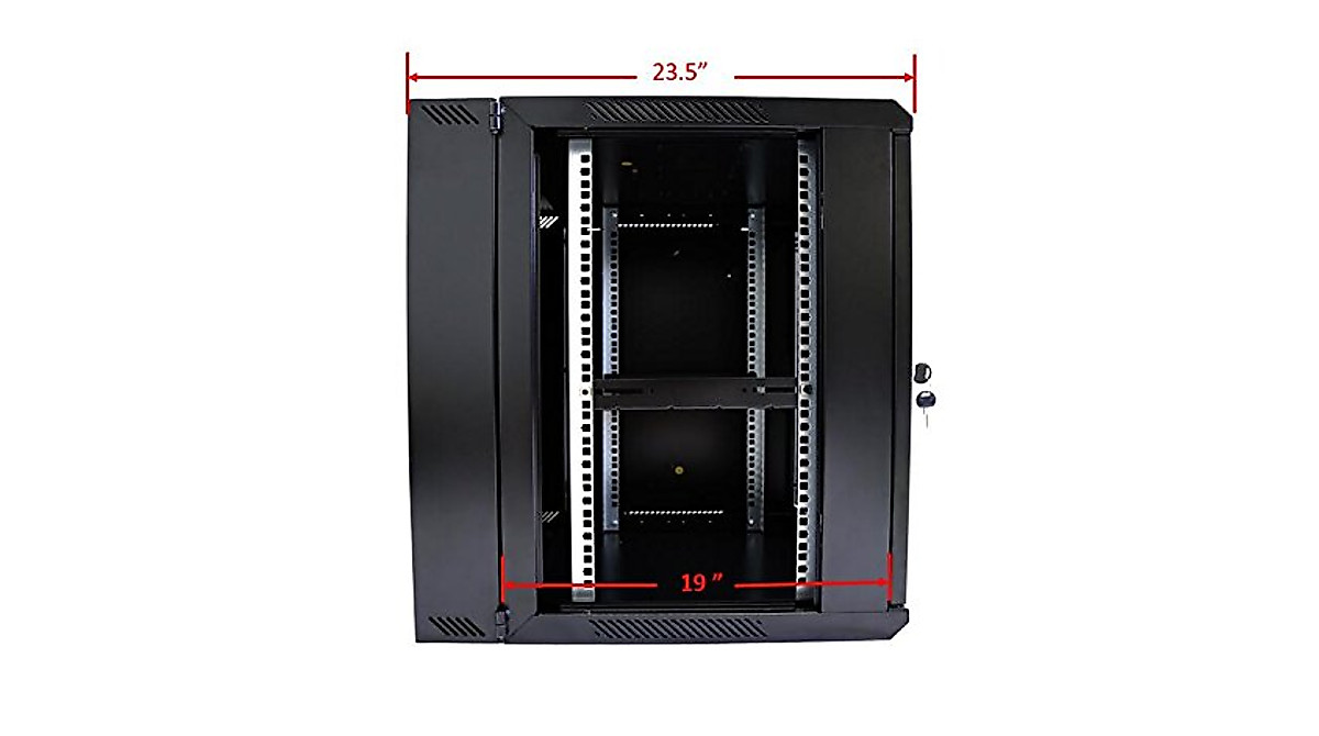 AEONS 12U Wall Mount Server Cabinet - Ready to Use Now